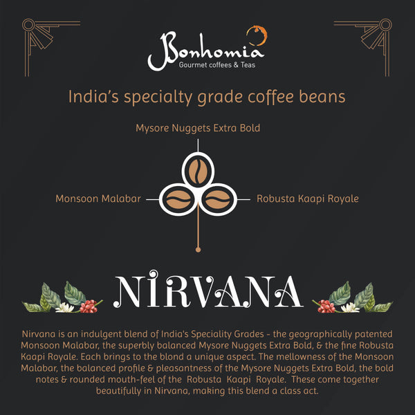 Nirvana | Roasted Specialty Coffee Beans | 200 Gms
